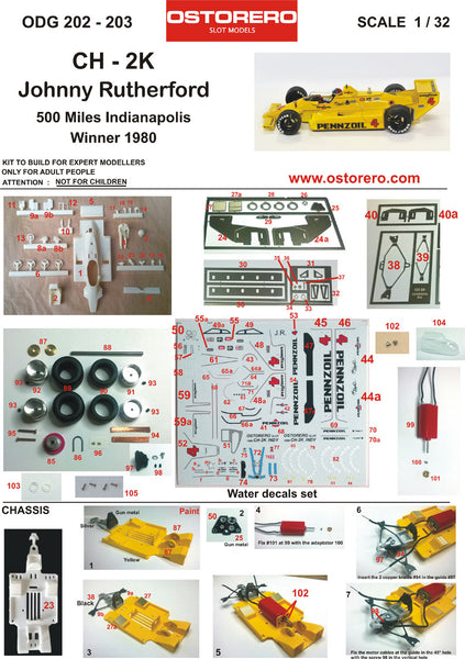 CH 2K - J. Rutherford - Kit PP - OUT OF PRODUCTION – Ostorero Slot Models